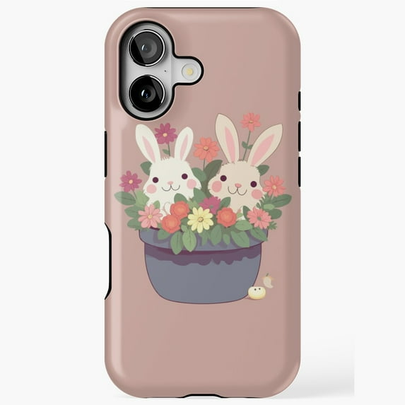 Bunny Nineteen Number Design Art iPhone Case 17 16 15 14 13 12 11 Pro ...