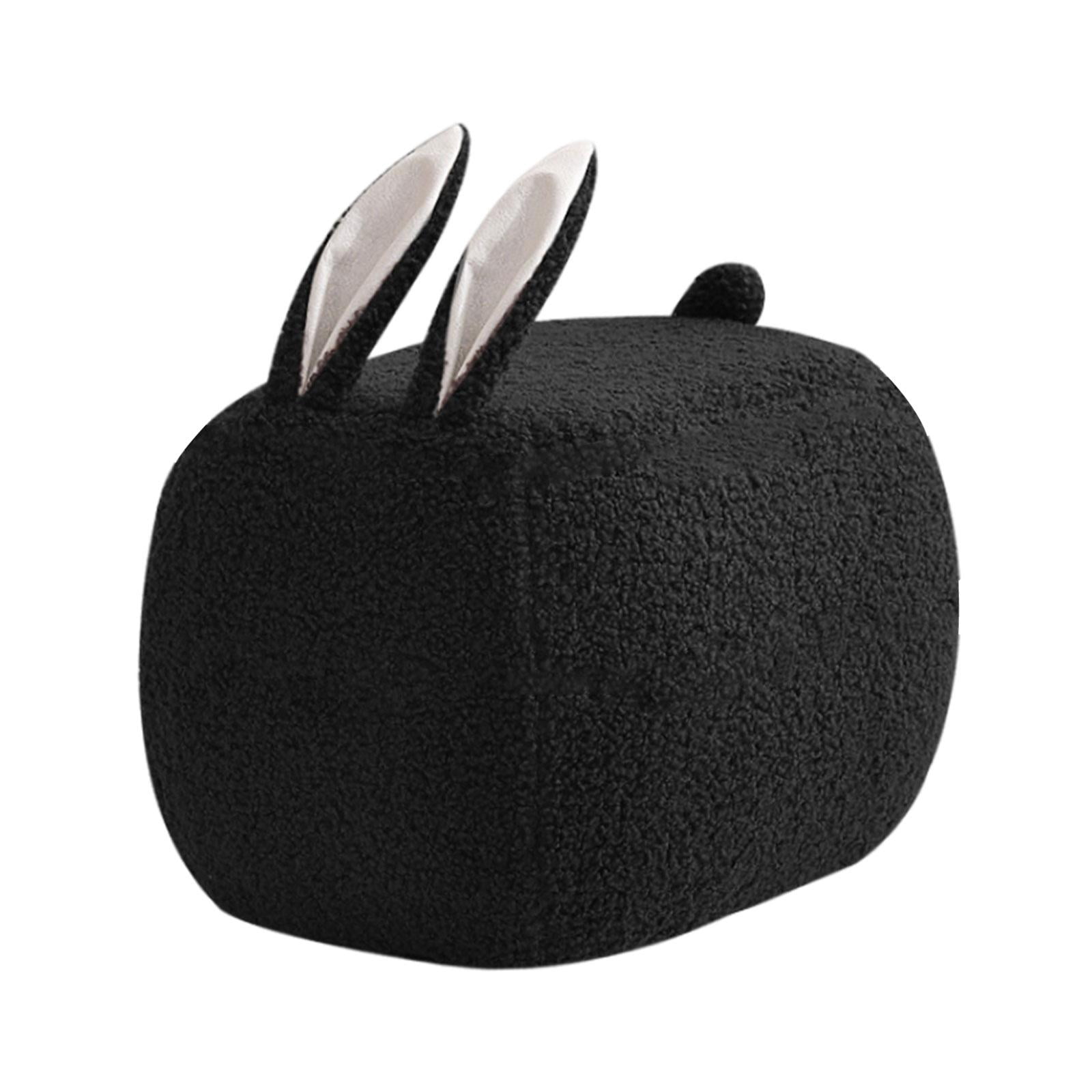 Bunny Ottoman Foot Rest Children Floor Stool Pouf Stepstool Versatile ...