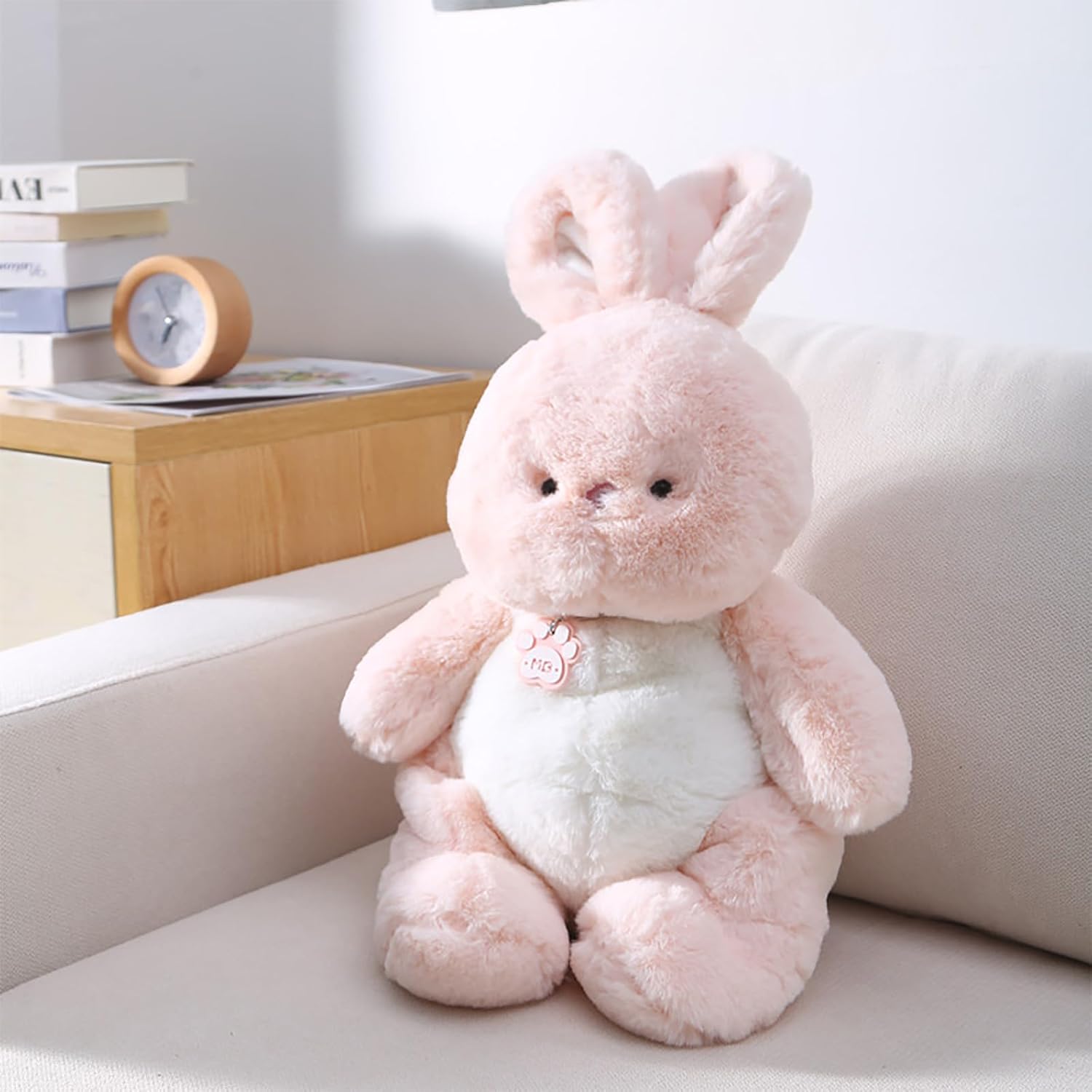 Bunny Pillow,15.7" Pink Rabbit Shaped Pillow Kawaii Birthday Gifts,Cute ...