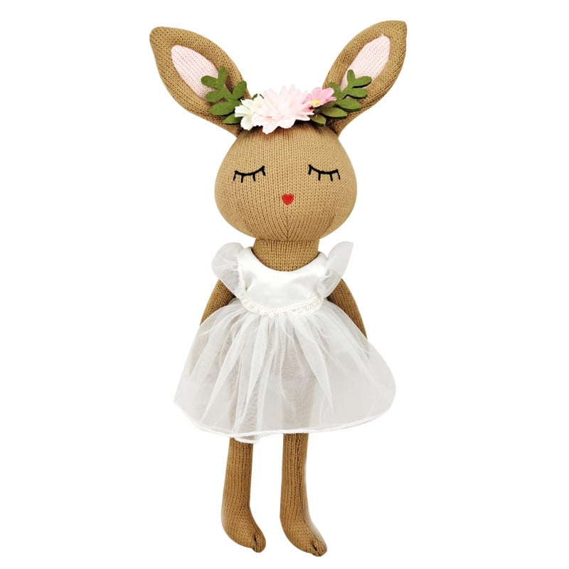 Bunny Plush Animal Doll, Ballerina Doll Handmade Stuffed Animal ,Plush ...