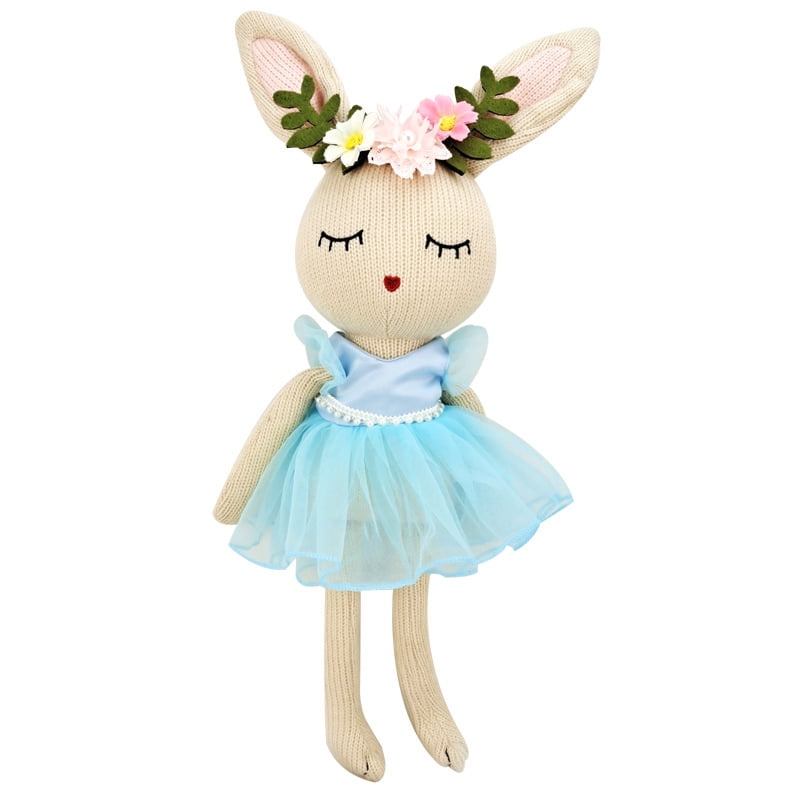 Bunny Plush Animal Doll, Ballerina Doll Handmade Stuffed Animal ,Plush ...