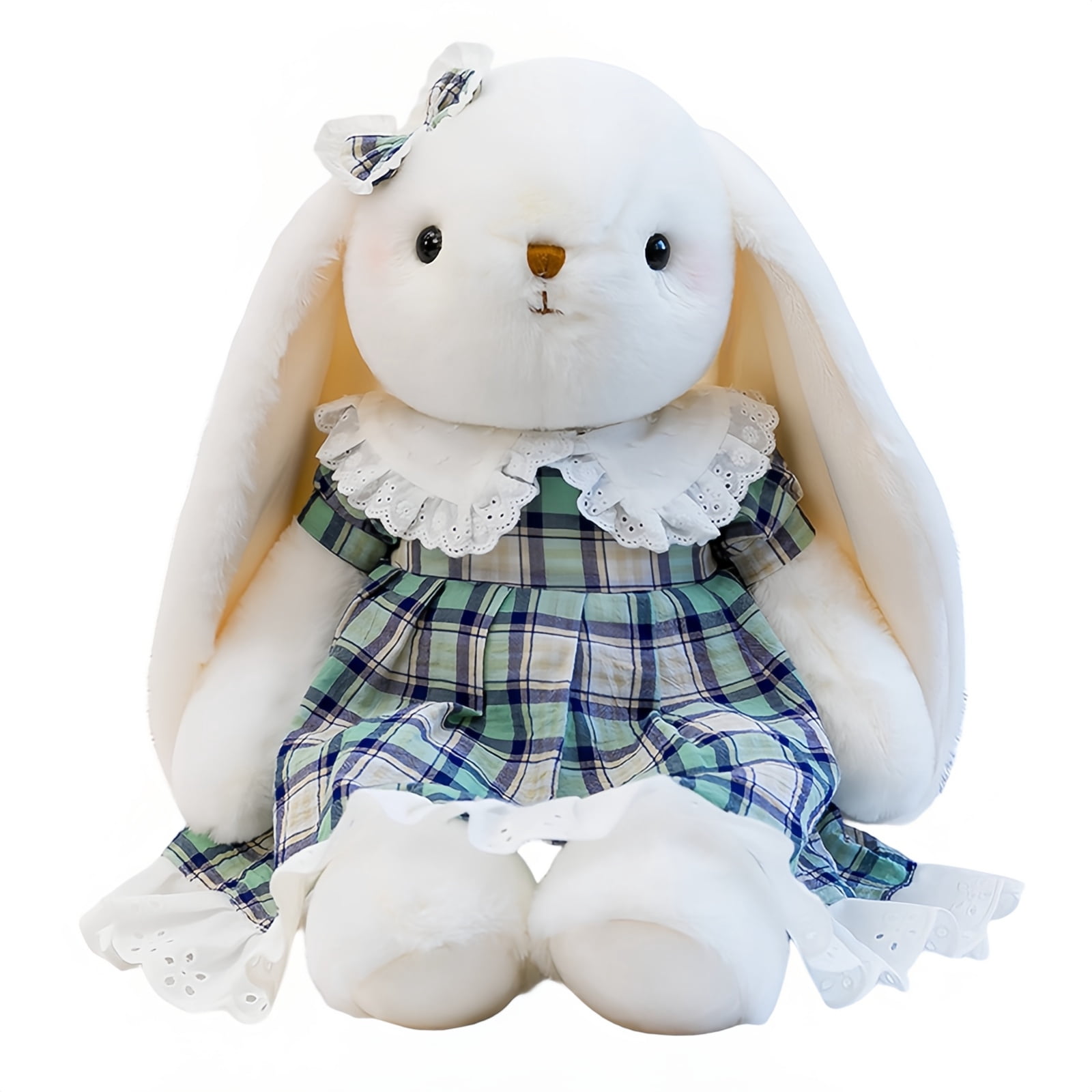 Bunny Plush Doll (45cm) with Embroidered Flower – Wedding Decor ...