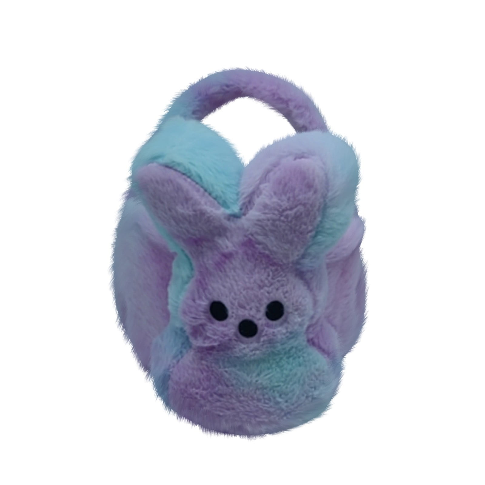 Bunny Rabbit Basket Plush Easter Hunting Basket Cute Tie-Dye Plush ...