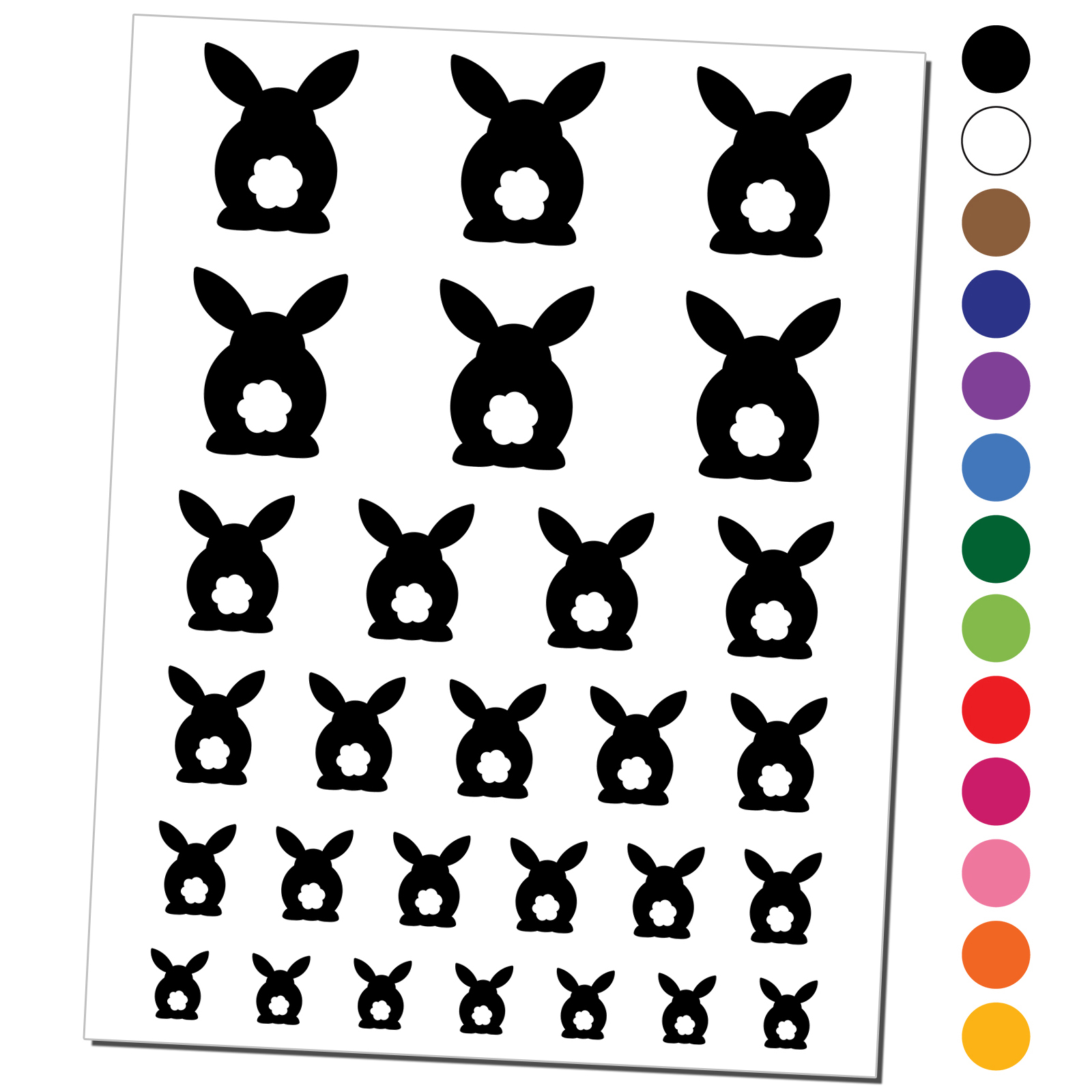 Bunny Rabbit Butt from Behind with Legs Easter Water Resistant ...