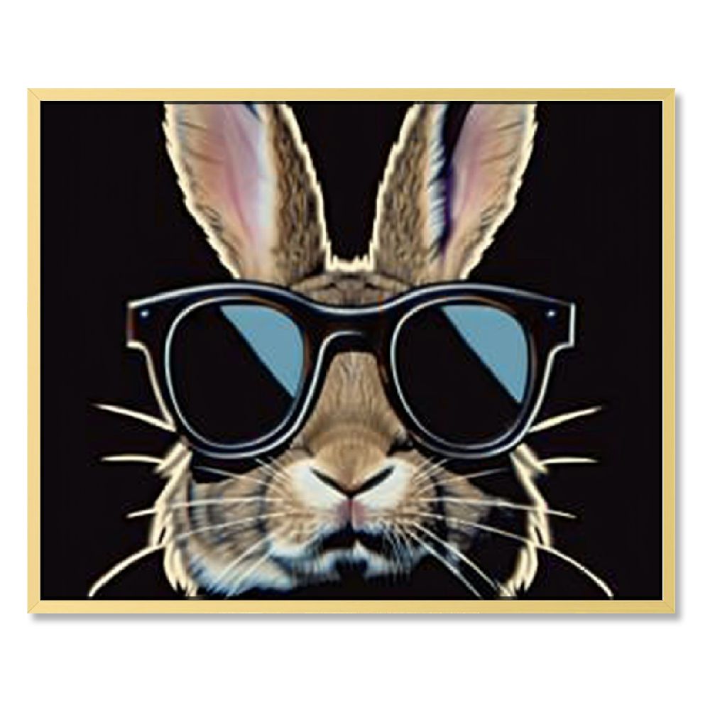 Bunny Rabbit Canvas Posters Print Painting Living Room Bedroom Decor ...