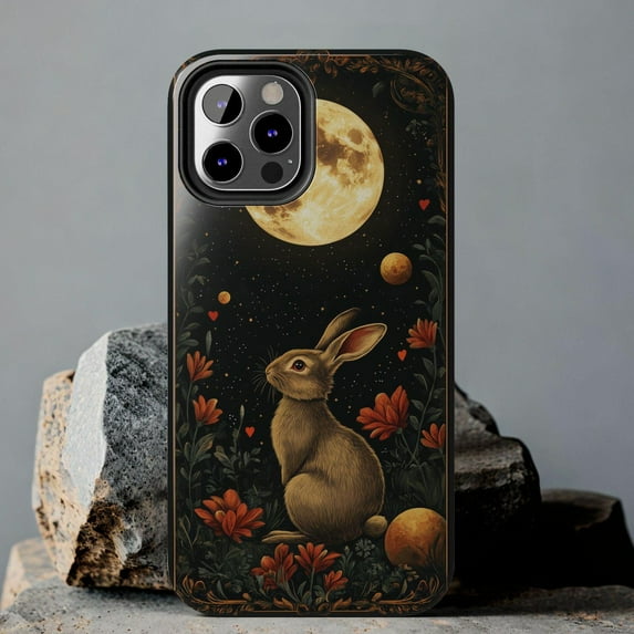 Bunny Rabbit Celestial Cottage Wildflower Phone Case 17 16 15 14 13 12 ...