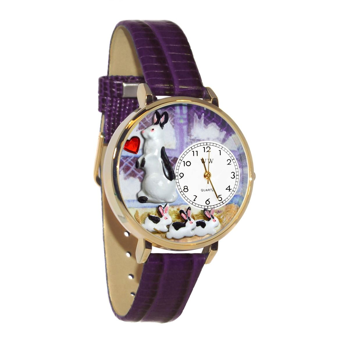 Bunny Rabbit Watch in Gold (Large) - Walmart.com