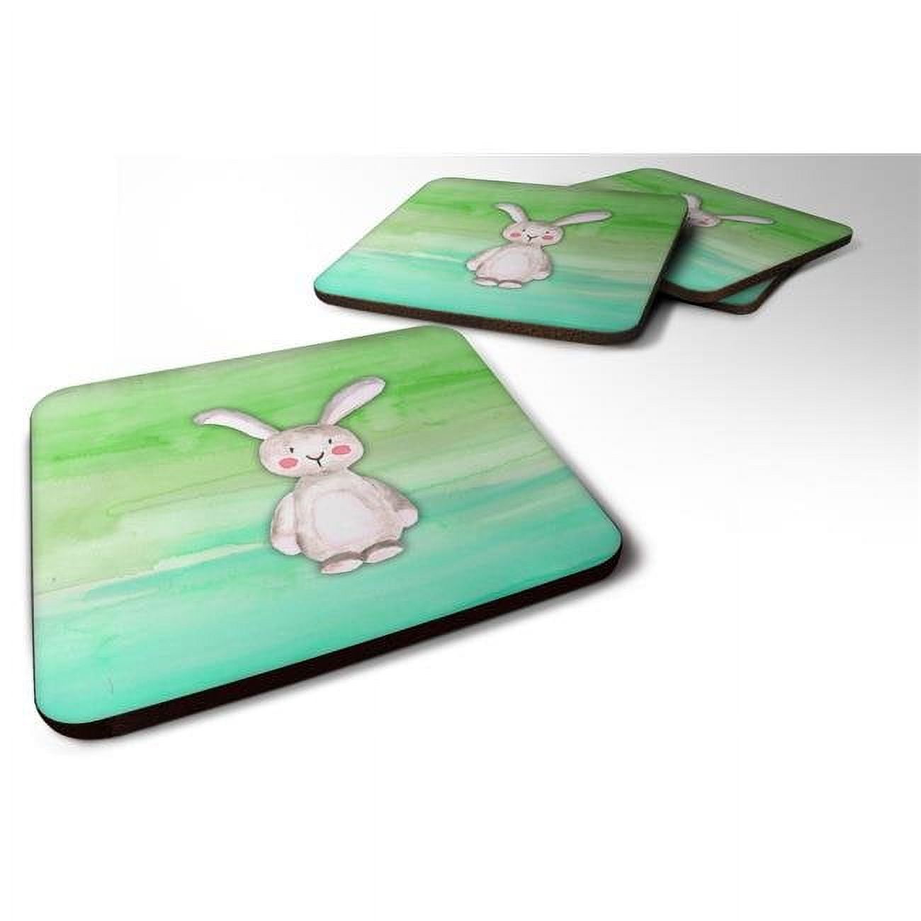 Bunny Rabbit Watercolor Foam Coasters - Set of 4 - Walmart.com