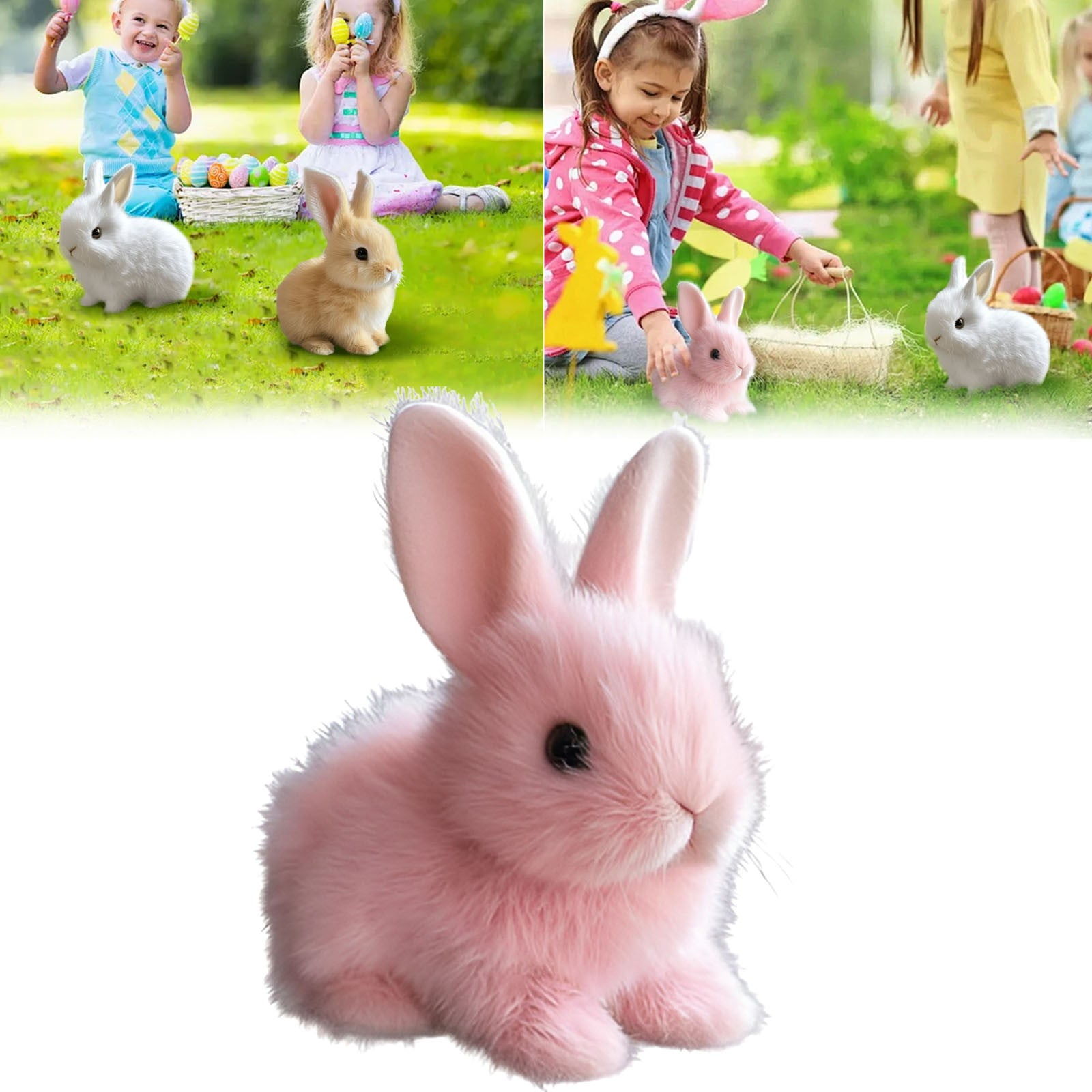 Bunny Realistic Bunny, Bunby, Bunny Toys, Easter Plush Bunny – Soft ...