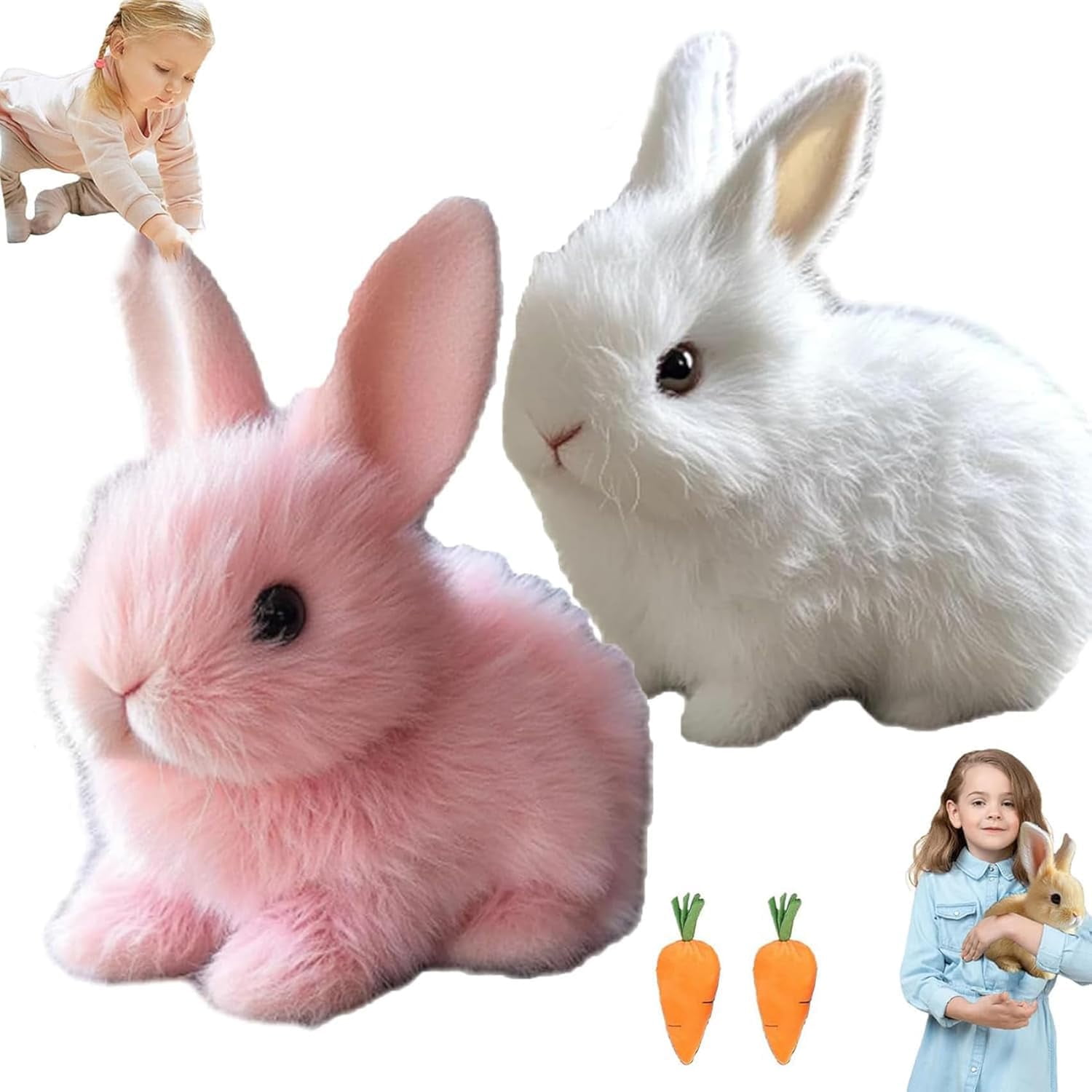 Bunny - My Realistic Bunny Toy, Bunny Realistic Bunny, Bunny Realistic Bunny Toy, Interactive ...
