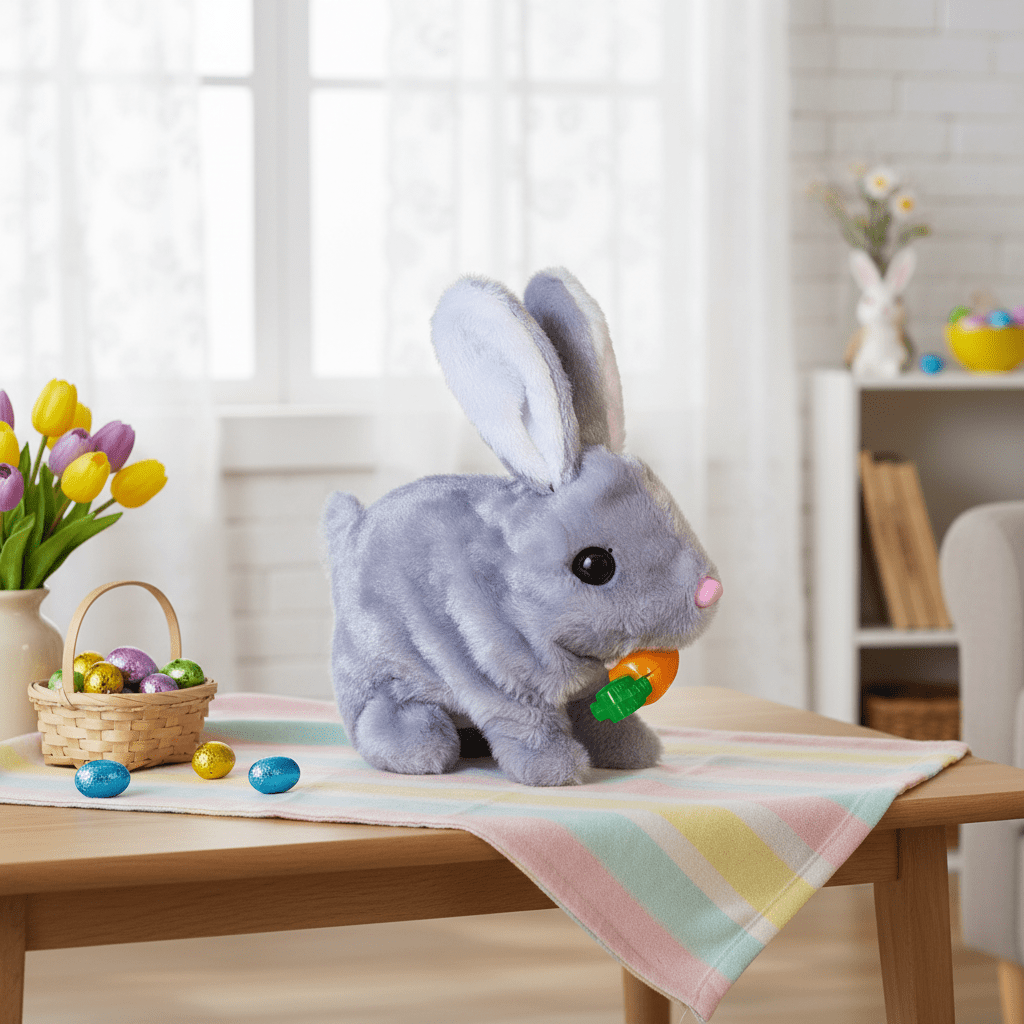 Bunny - My Realistic Bunny Toy, Interactive Bunny Toys Plush Bunny ...