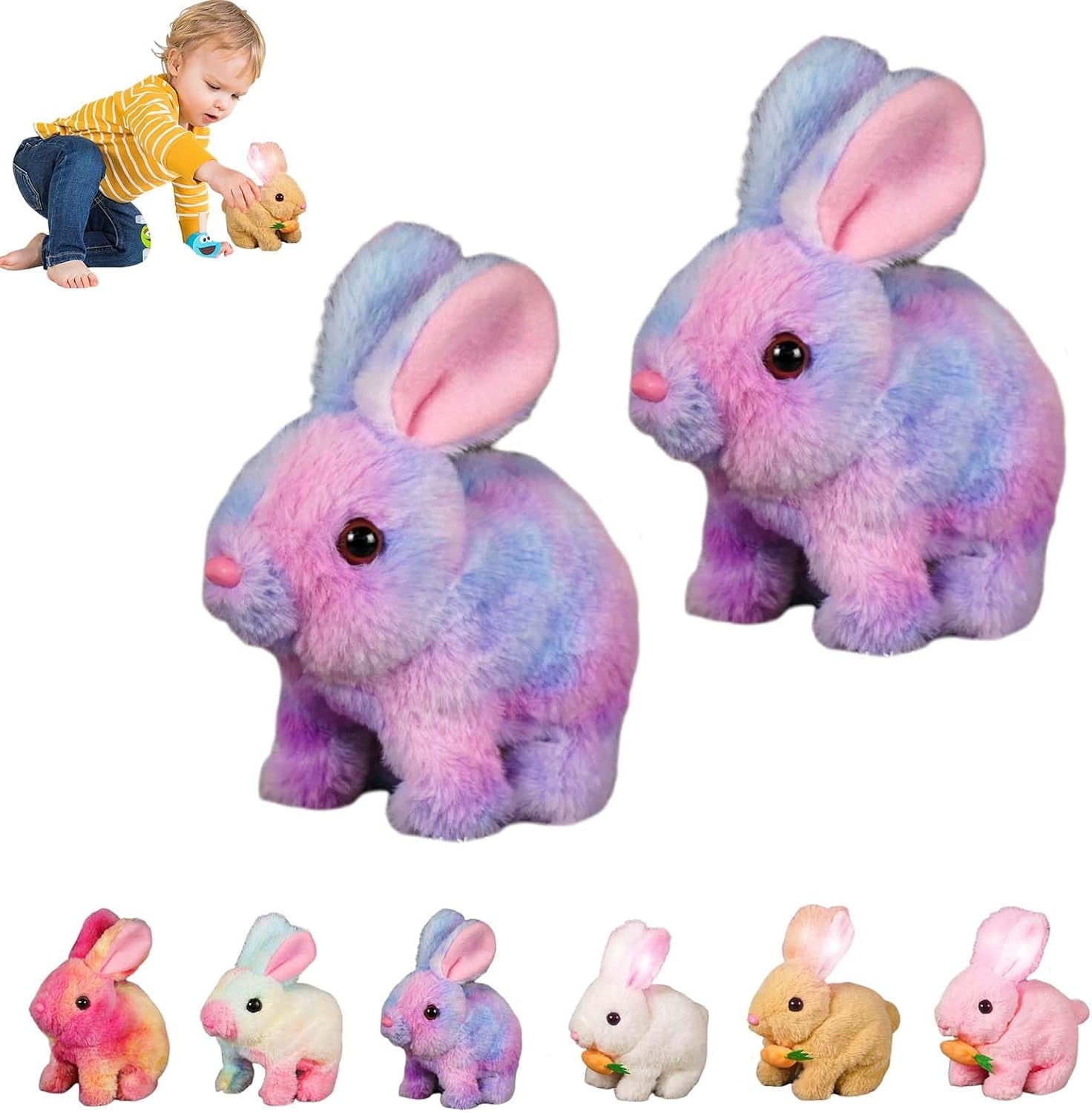 Bunny - My Realistic Bunny Toy, Realistic Bunny Toys for Kids That Move ...