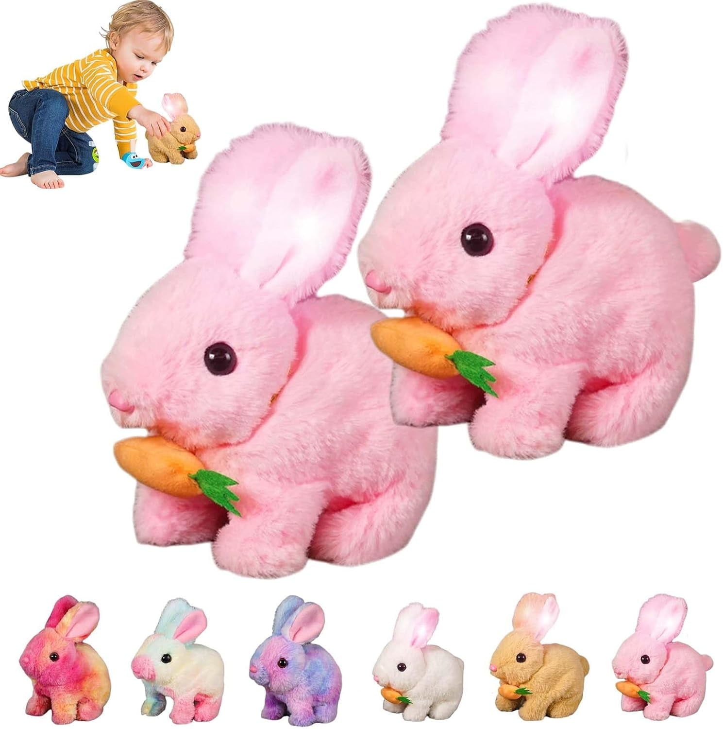 Bunny - My Realistic Bunny Toy, Realistic Bunny Toys for Kids That Move ...