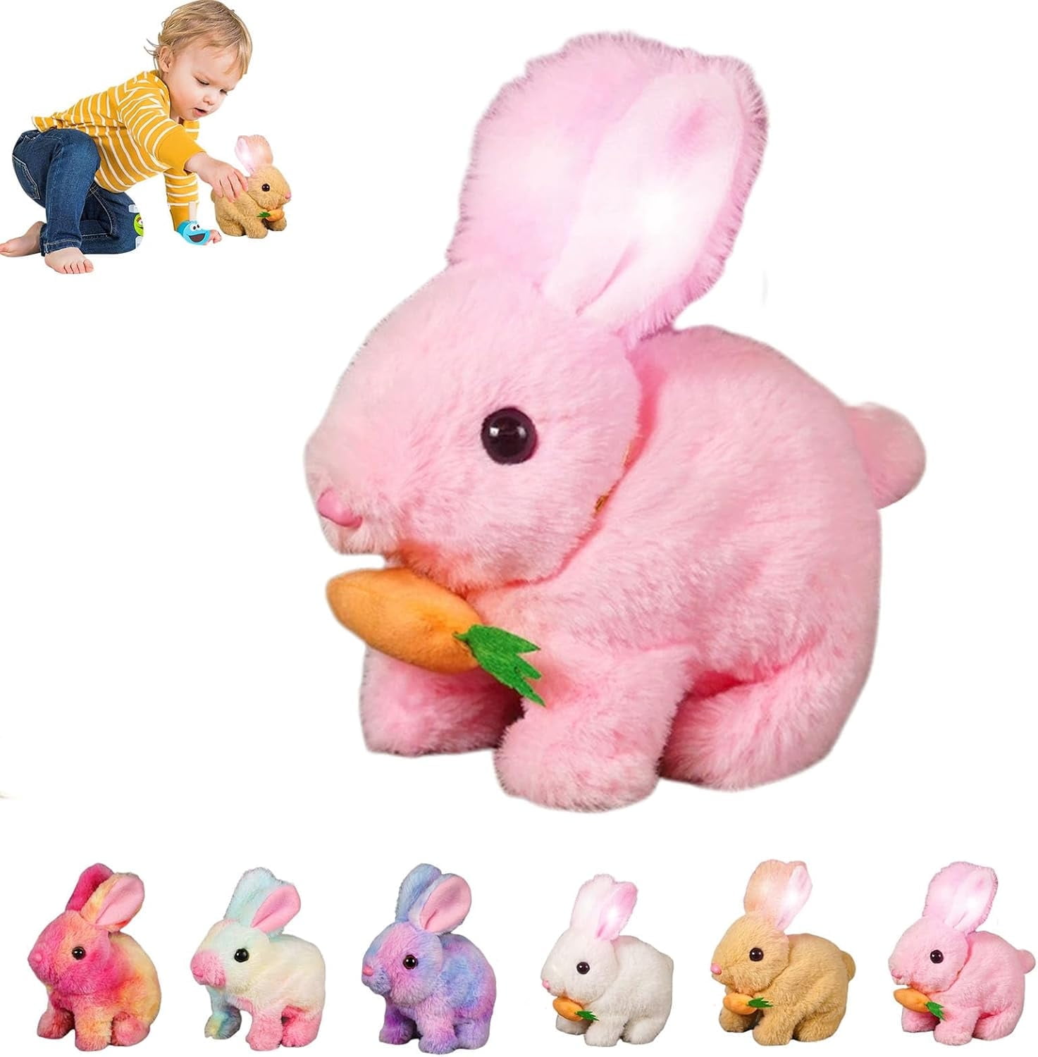 Bunny - My Realistic Bunny Toy, Realistic Bunny Toys for Kids That Move ...