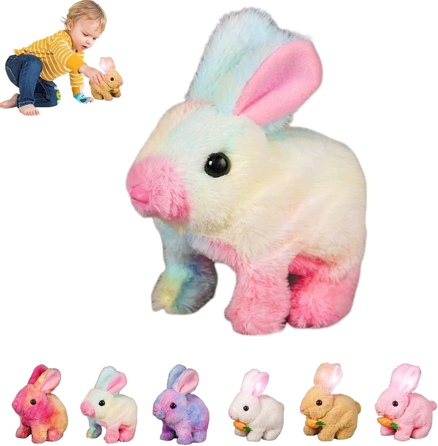 Bunny - My Realistic Bunny Toy, Realistic Bunny Toys for Kids That Move ...