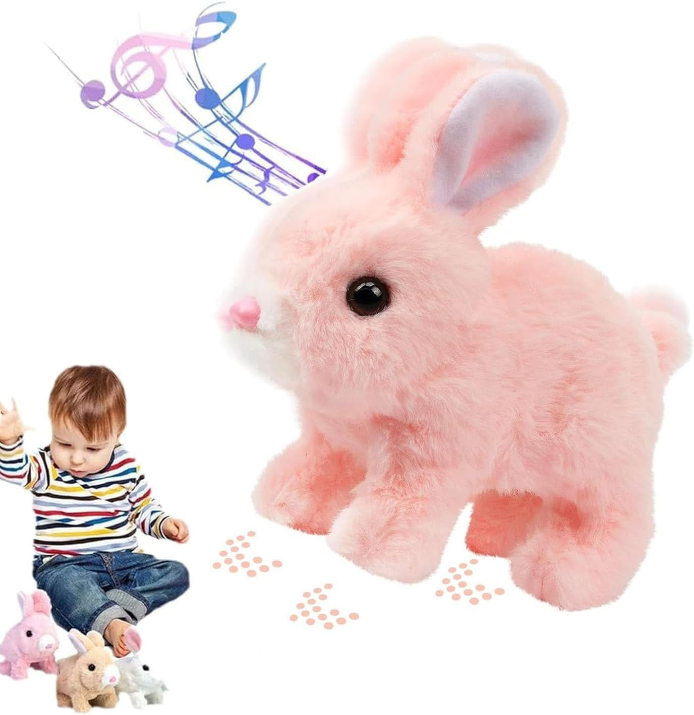 Bunny - My Realistic Bunny Toy,Vitality Bliss Bunny,Hopping Bunny Toy ...