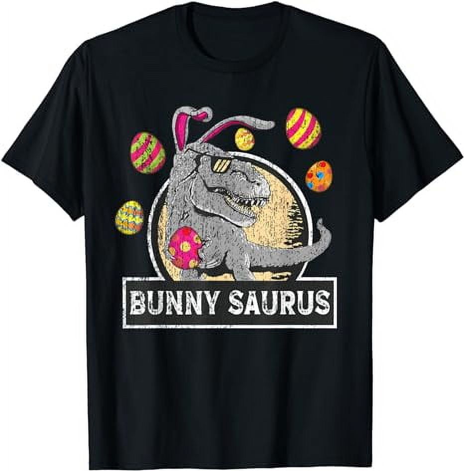 Bunny Saurus TRex Happy Bunnysaurus Dino Kids Boys T-Shirt - Walmart.com