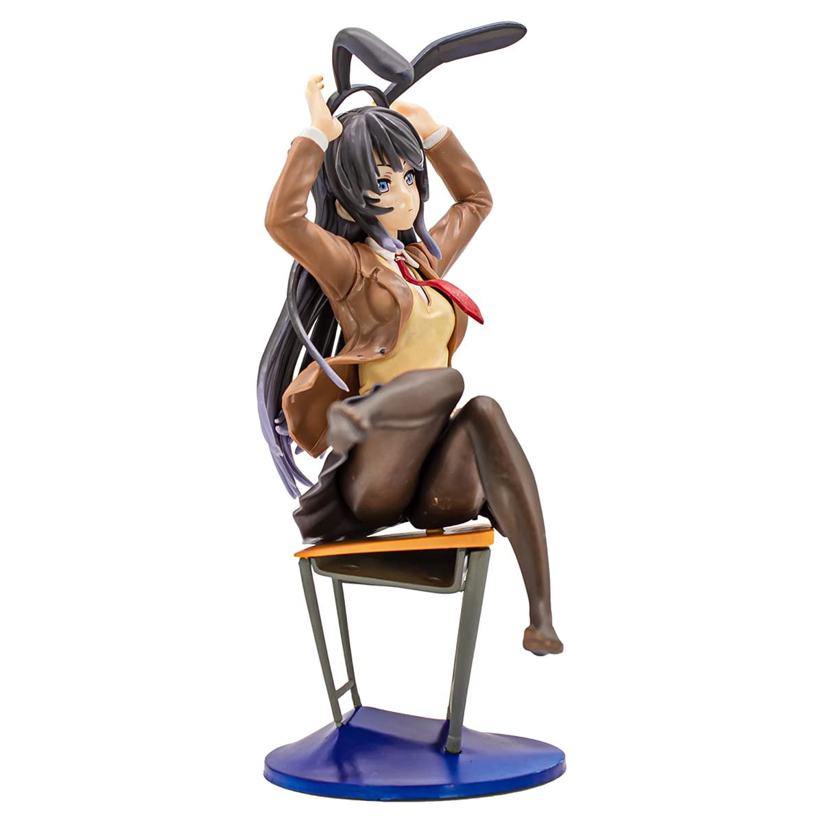 Bunny Senpai Mai Sakurajima Face Change Sitting Figure Sexy Elegant Attractive Japanese Manga ...