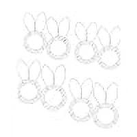 Bunny Shaped Metal Wreath Forms, 17.375x9.5 Inches Bunny Ear Form ...