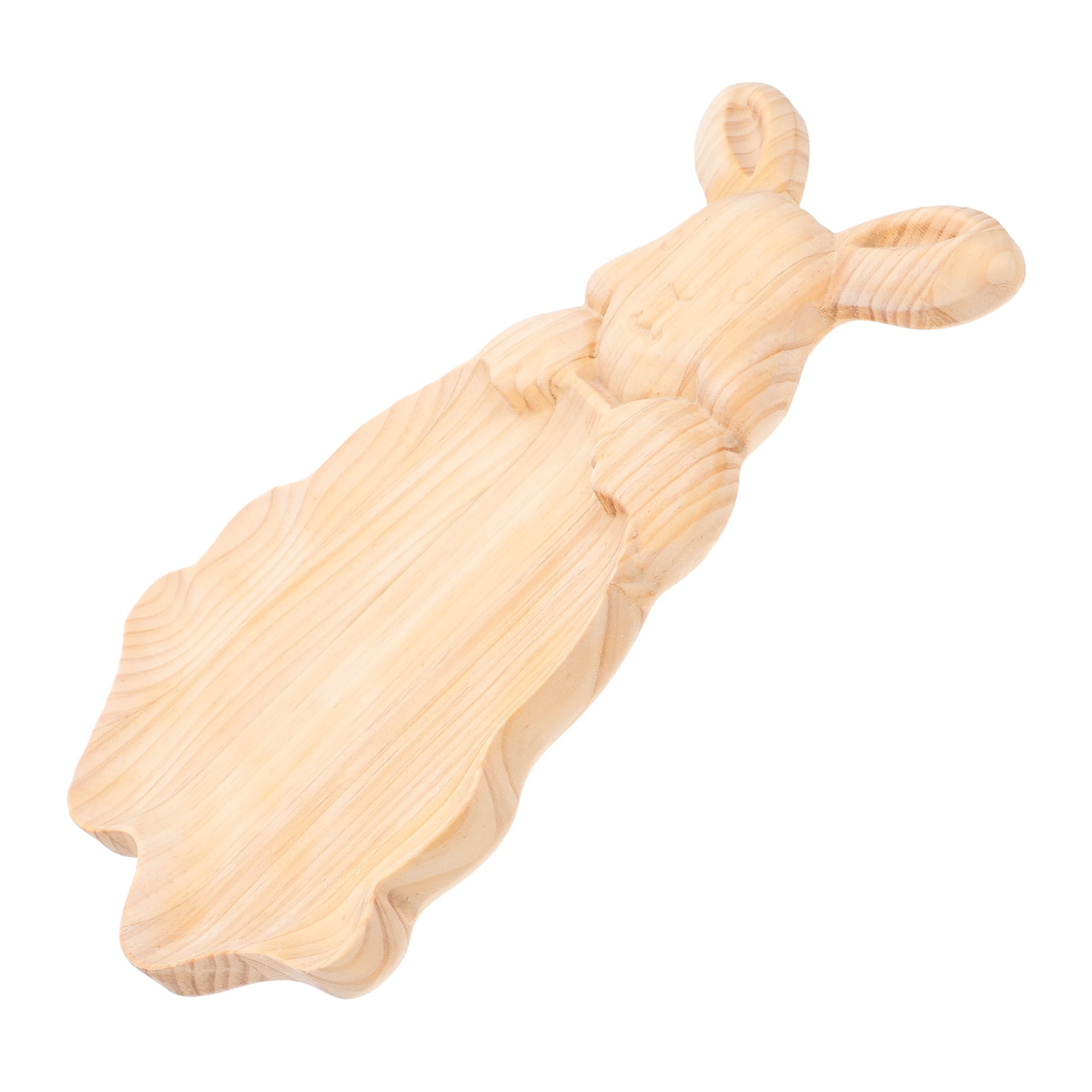 Bunny Shaped Wooden Serving Tray Cute Bunny Serving Tray Wooden Easter ...