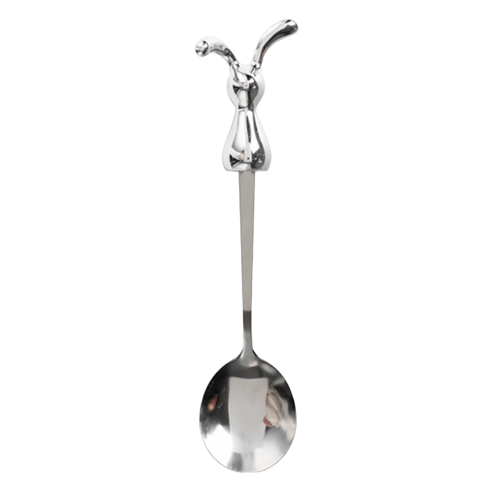 Bunny Silverware Set Stainless Steel Fork & Spoon with Rabbit Handles ...