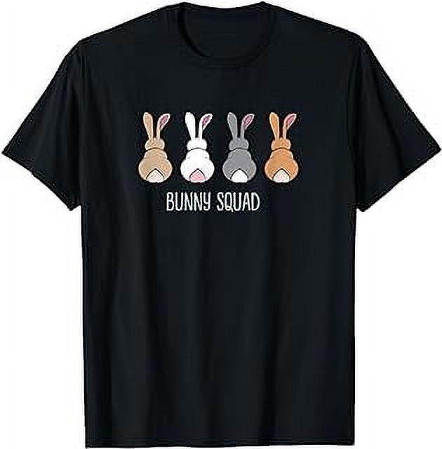 Bunny Squad Funny Ironic Rodent Rabbits Team T-Shirt - Walmart.com