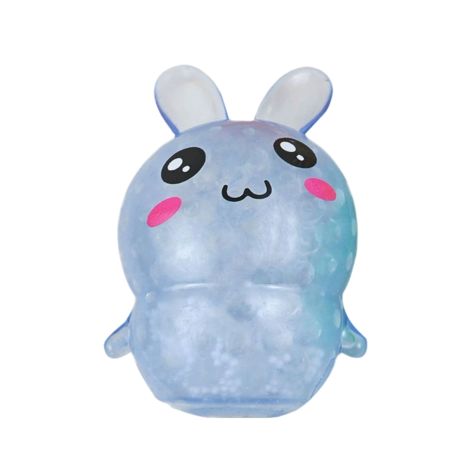 Bunny Stress Ball Fidget Toy - Blue Easter Stress Relief Ball with ...