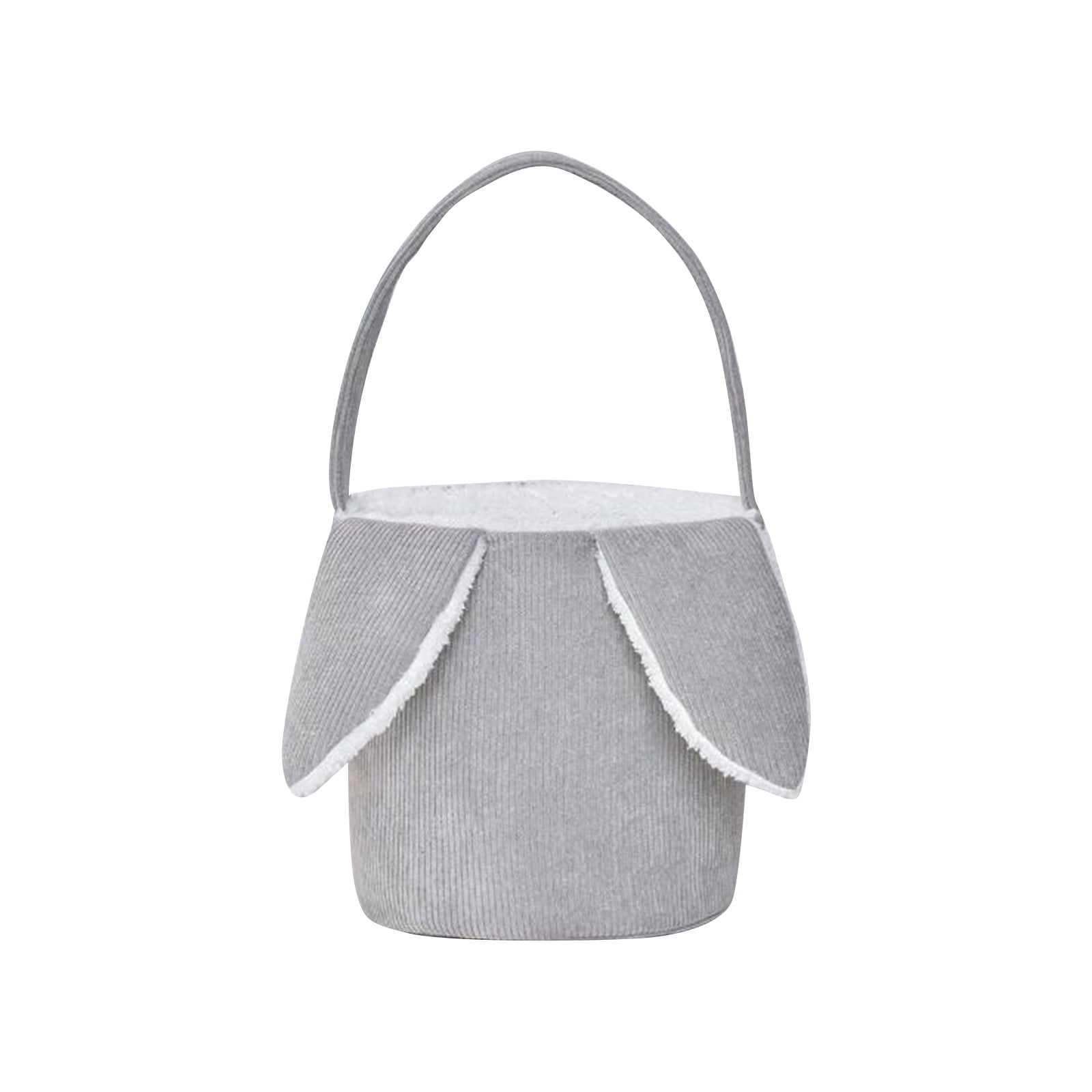 Bunny Stuffed Animal,Adorable Pink Bunny Ear Basket Perfect For Easter ...