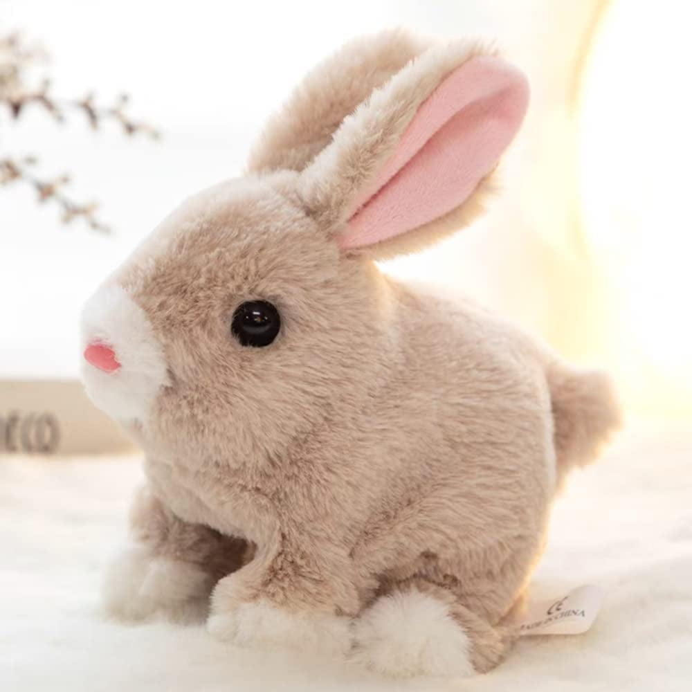 Bunny Stuffed Animal for Kids,Bunnies Can Walk and Talk Easter Plush Stuffed Bunny Toy Rabbit ...