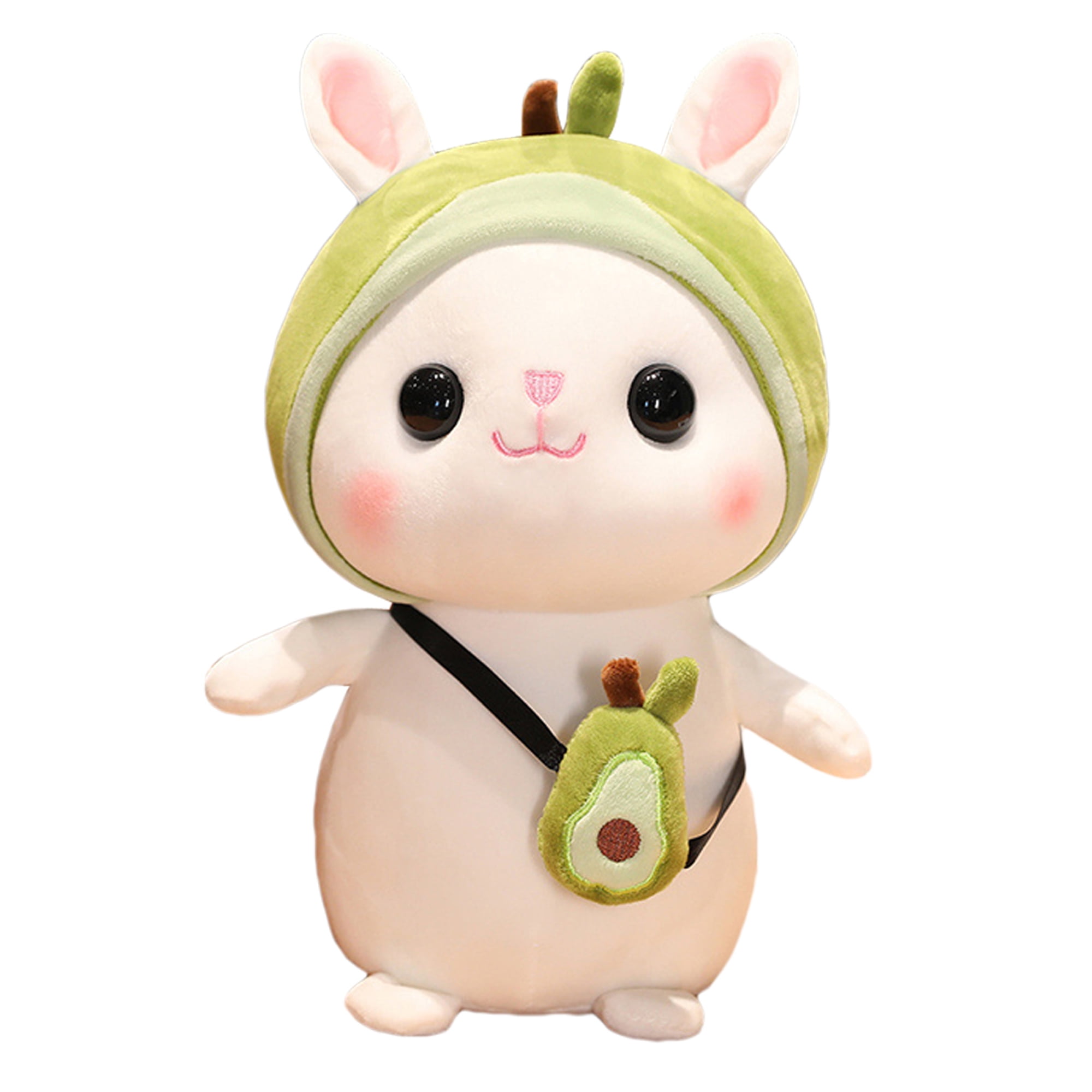 Bunny Stuffed Animal, Soft Rabbit Plush Toy with Novelty Outfit ...