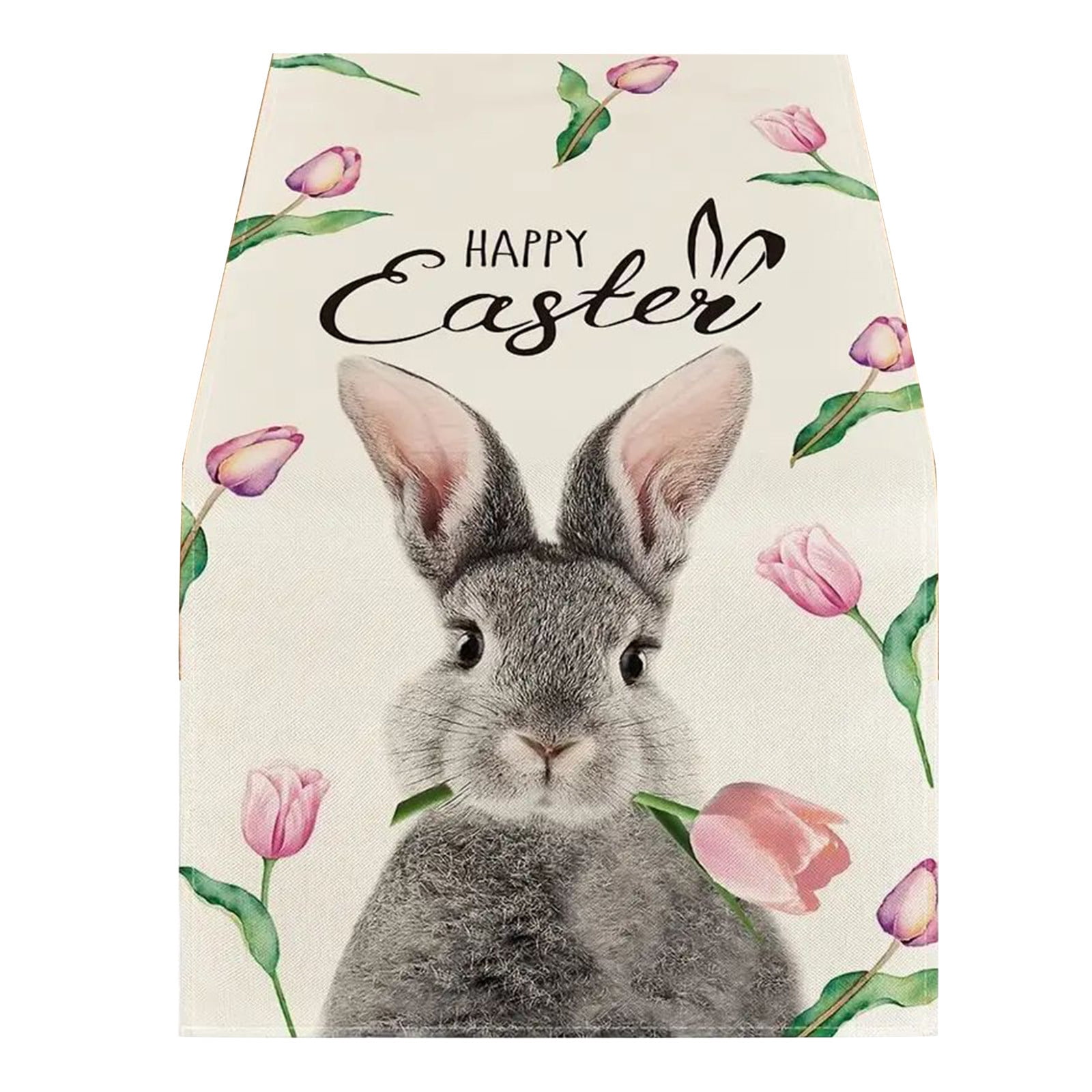Bunny Table Runner Easter Spring,Easter Rabbit Table Runner,Easter ...