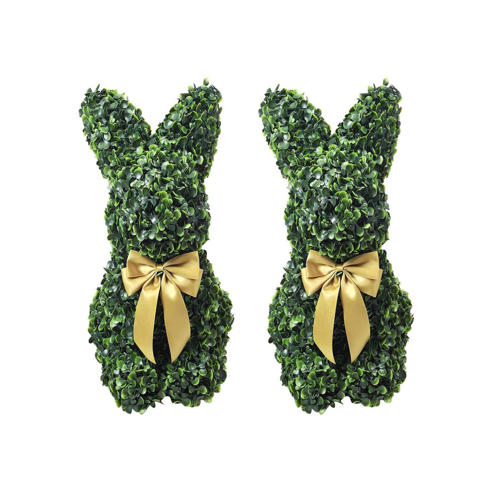 Bunny Topiary Outdoor, Easter Bunny Topiary, 30 Inch Artificial Bunny ...