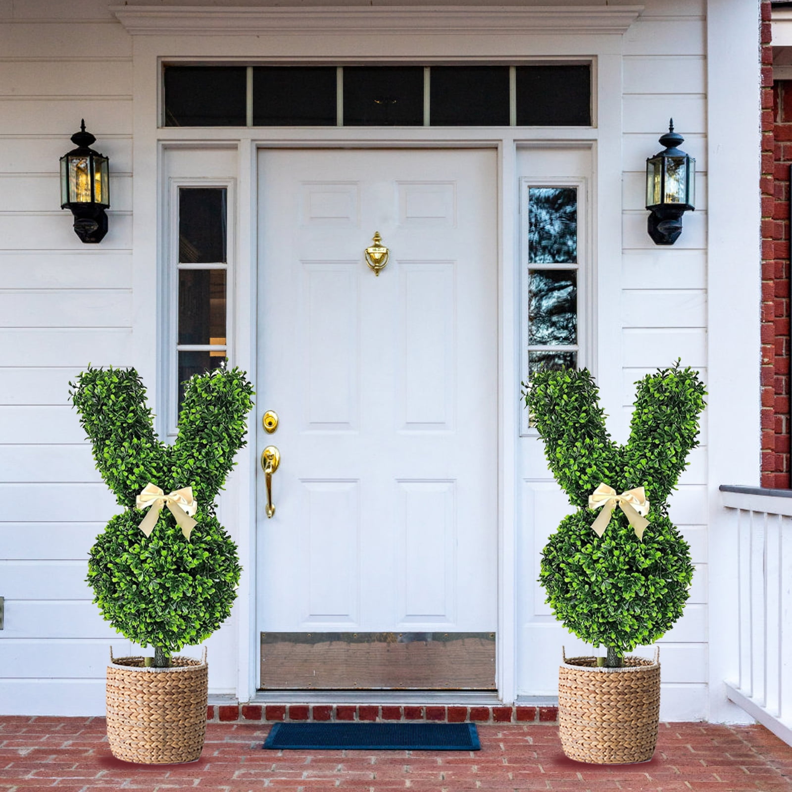 Bunny Topiary Outdoor Bunny Topiary Easter Bunny Topiary Trees ...