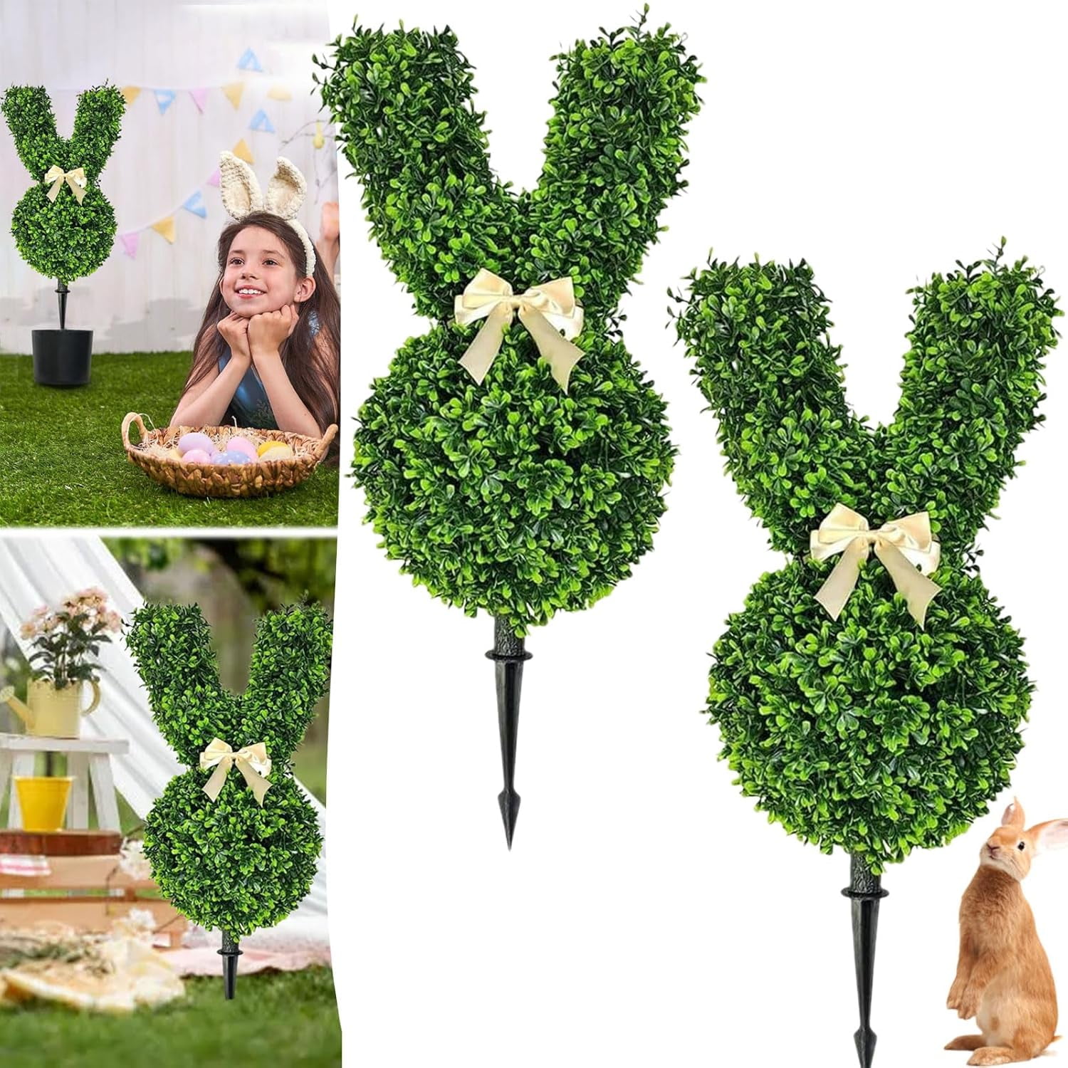 Bunny Topiary Outdoor, Bunny Topiaries, Rabbit Topiary, Topiary Bunny ...