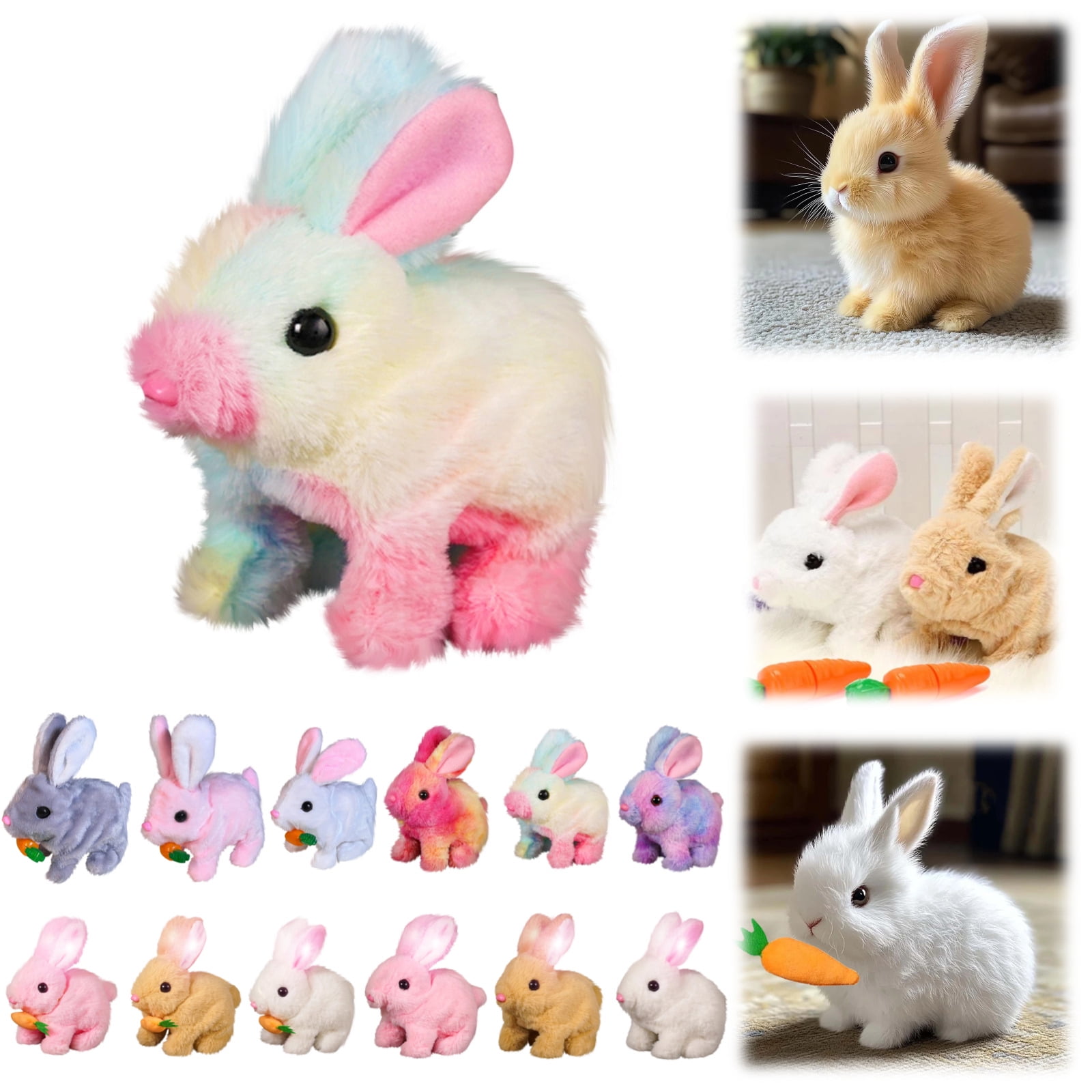 Bunny Toy - Easter My Realistic Bunny Toy, Life Like Robotic Bunny ...