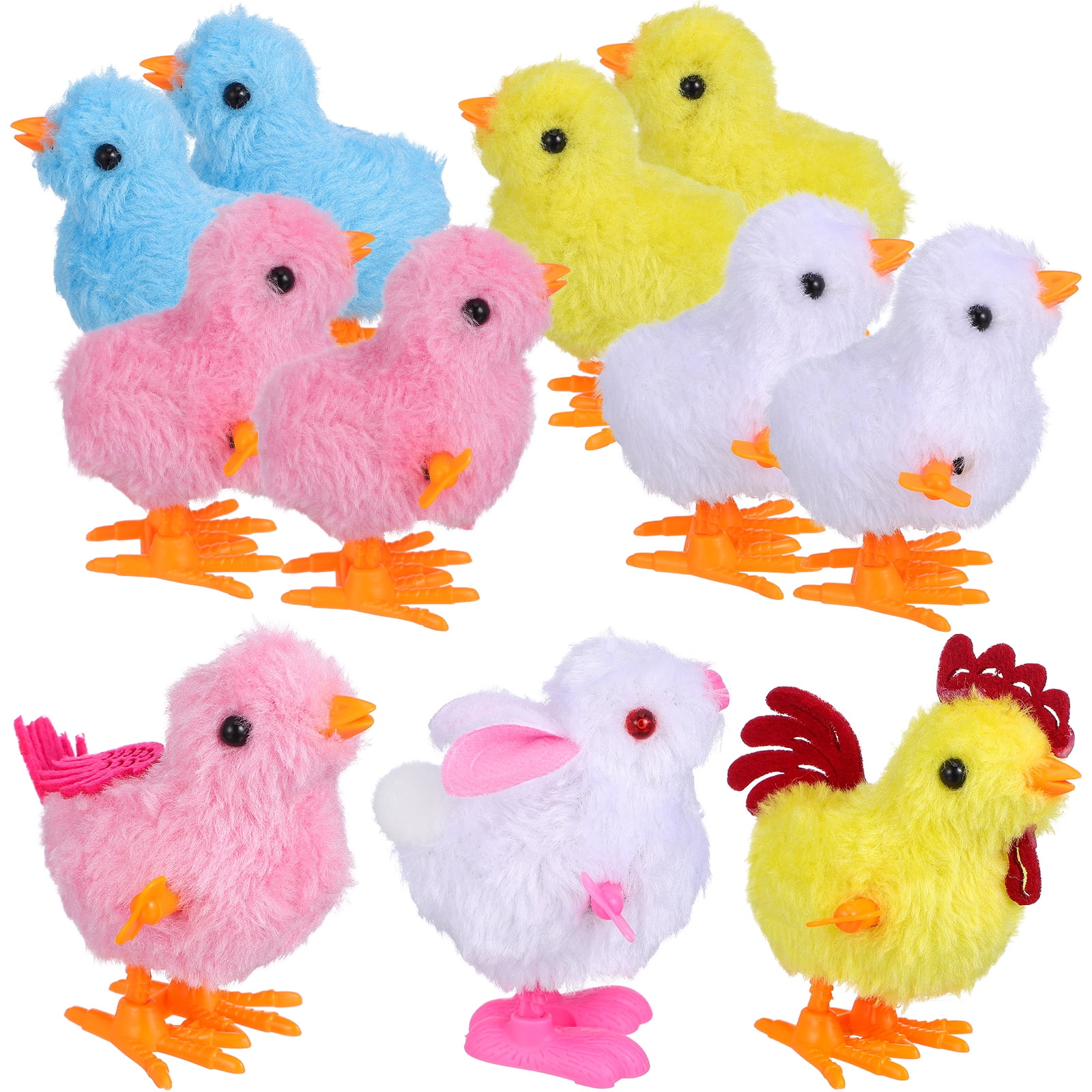 Bunny Toys For Kids,Wind Up Chick Toys Jumping Cute Chicken Fluffy Wind ...