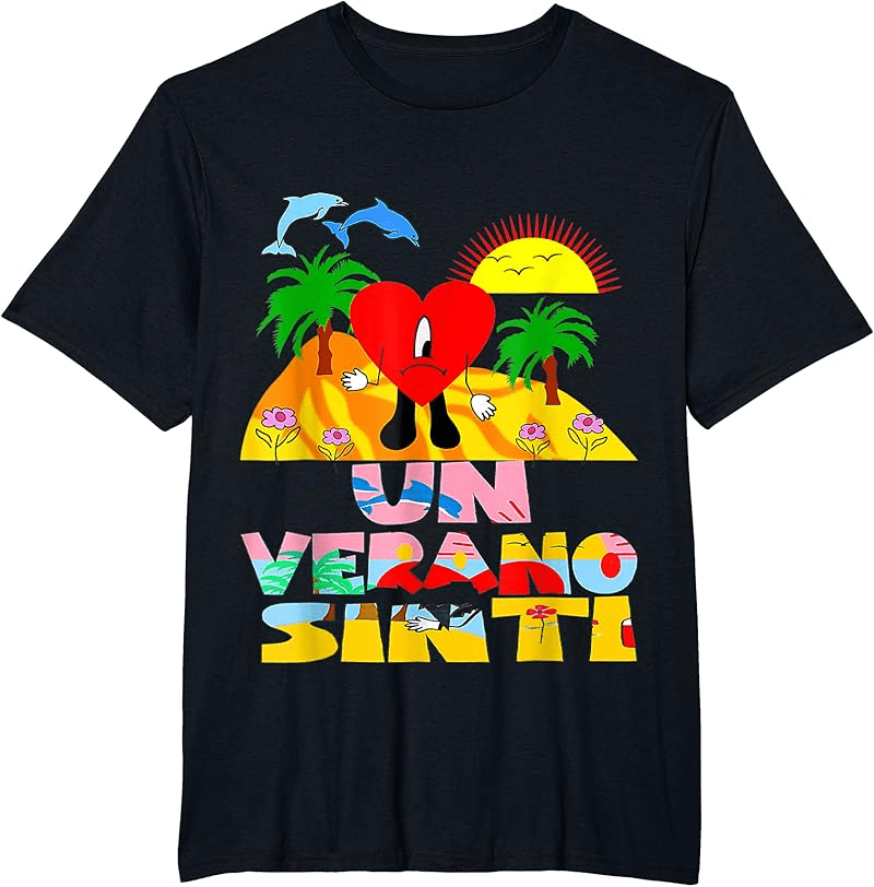 Bunny Un Verano Worlds Hottest Tour Sin Ti Merch T Shirt Tee Unisex