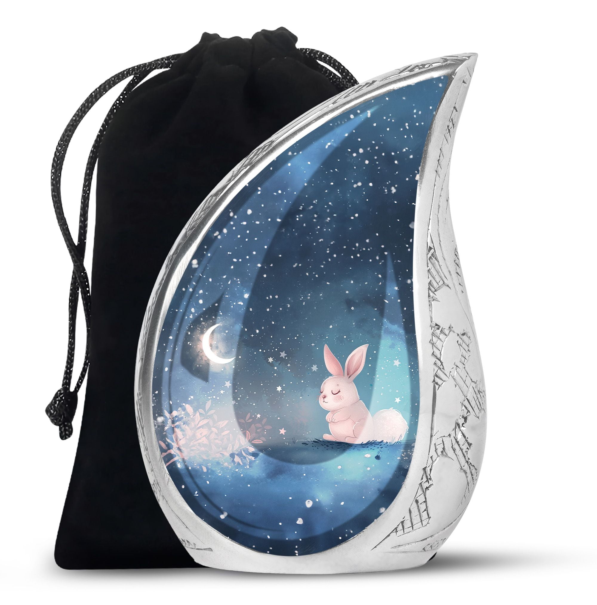 Bunny Urn, Memorial Urns for Human Ashes, Drop Urn for Ashes for Women ...