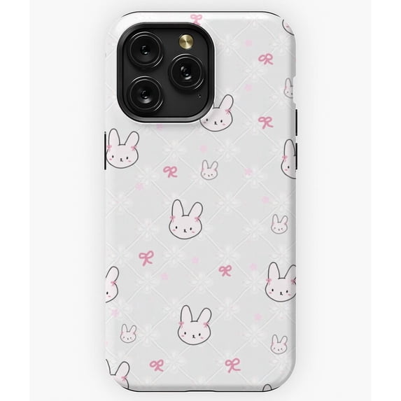 Bunny Wallpaper Cute Rabbit Animal Pattern A13605 Phone Case for iPhone ...