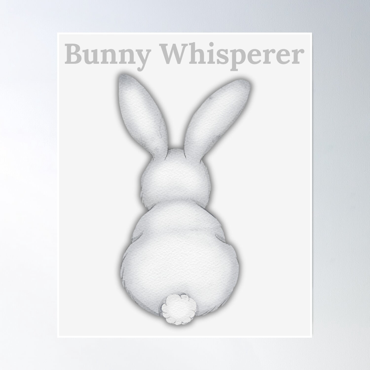 Bunny Whisperer Poster Wall Art Modern Wall Decor Wall Art Home Decor ...