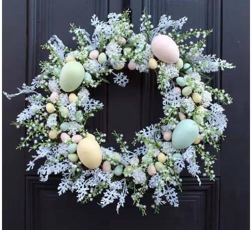 Bunny Wreath For Door Easter Wreath Wreath Spring Wreath Winter Wreath ...
