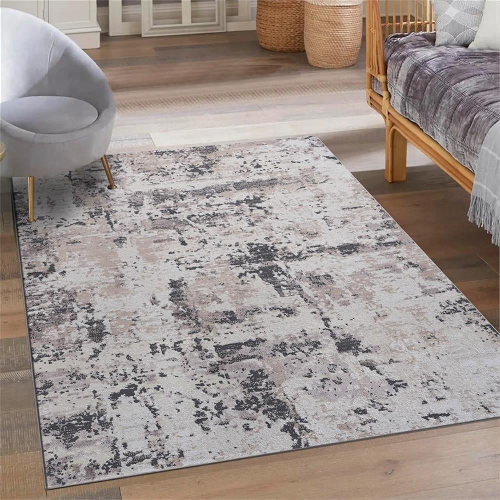 Bunyan Collection Traditional Vintage Cream/Brown Area Rug (7'9'' x 10 ...