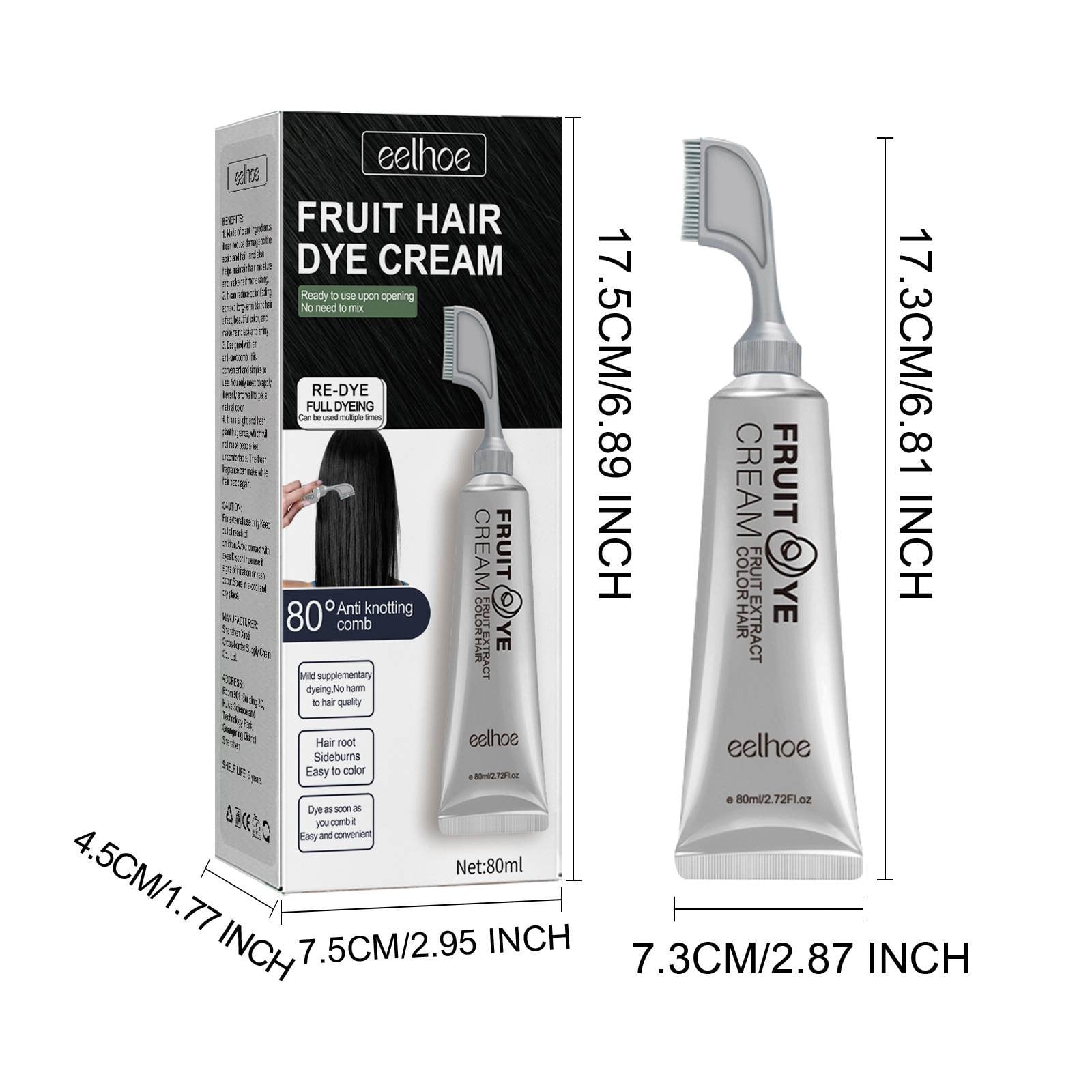 Buodes Deals Clearance Under 5 Fruit Hair Tint Cream Hair Tint Cream ...