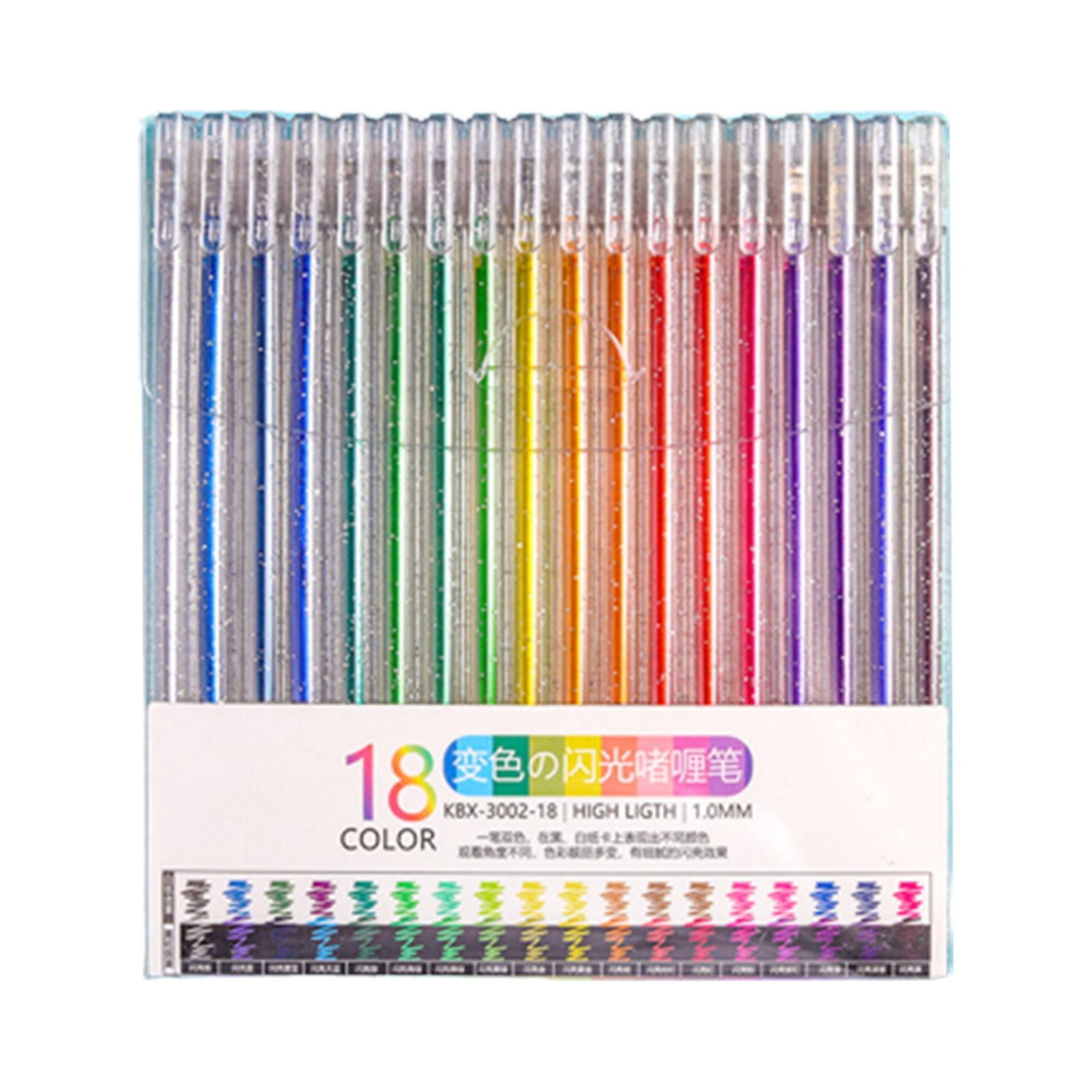 Buodes Deals Clearance Under 5 Office & Stationery 18 Colors Flash Gel ...