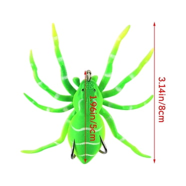 Lunkerhunt Phantom Spider - Six Spot,2in, 1/4oz, Soft Baits,Topwater ...
