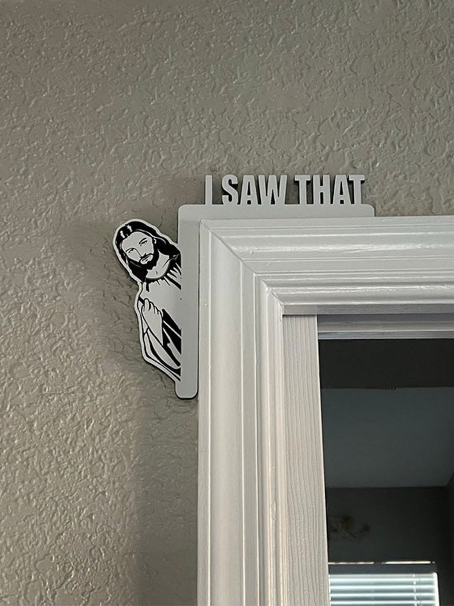 Buodes I Saw That Door Sitter Wood Frame, 0.39" - Walmart.com