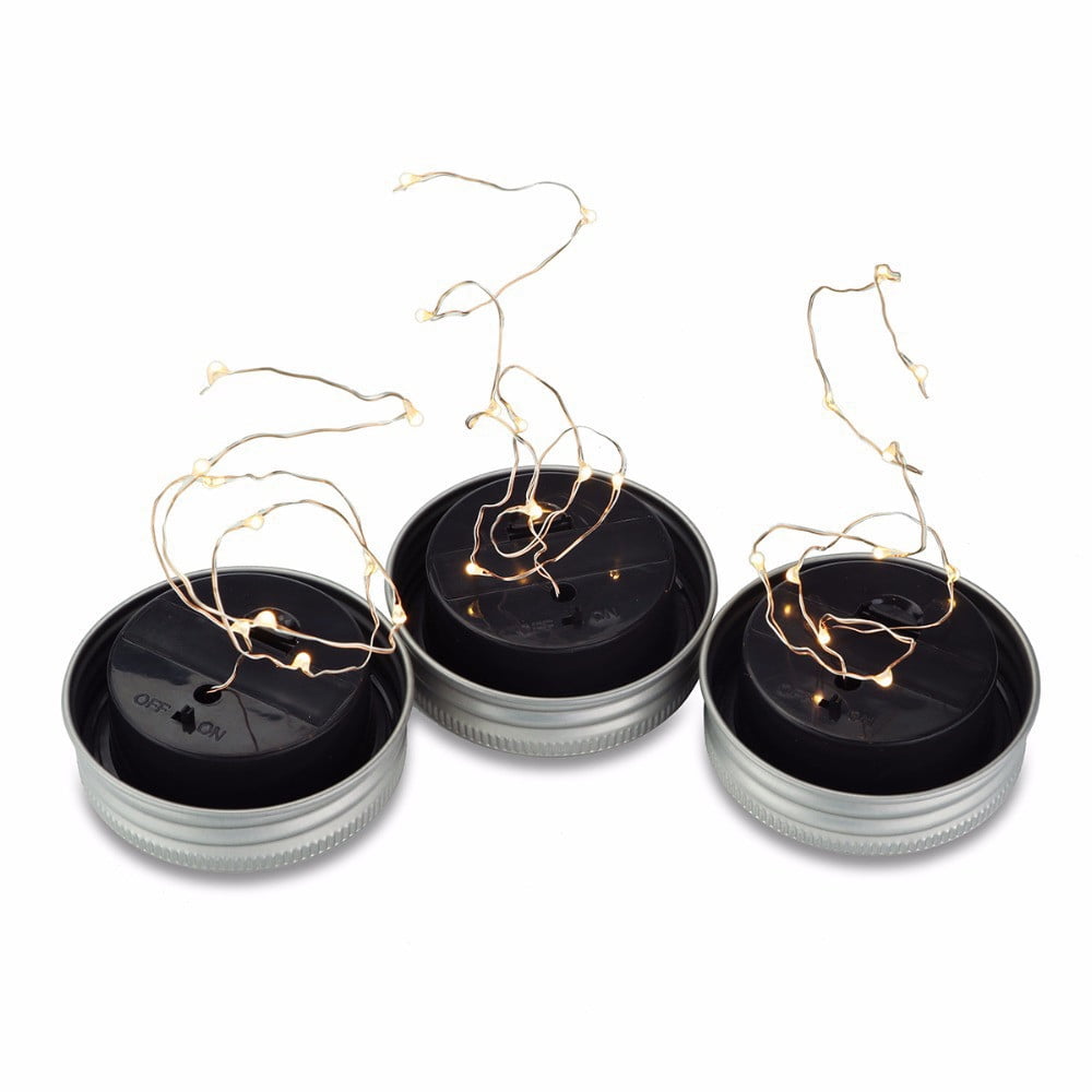 Buodes Led Light Solar For Lid Insert Color Changing Garden Decor Mr ...