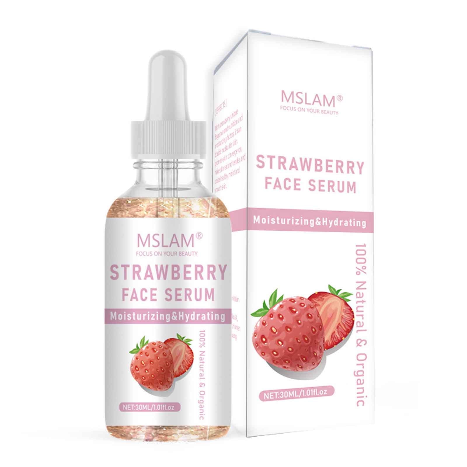 Buodes Sales Skincare 24K Golden Strawberry Face Fruit Essence Delicate ...