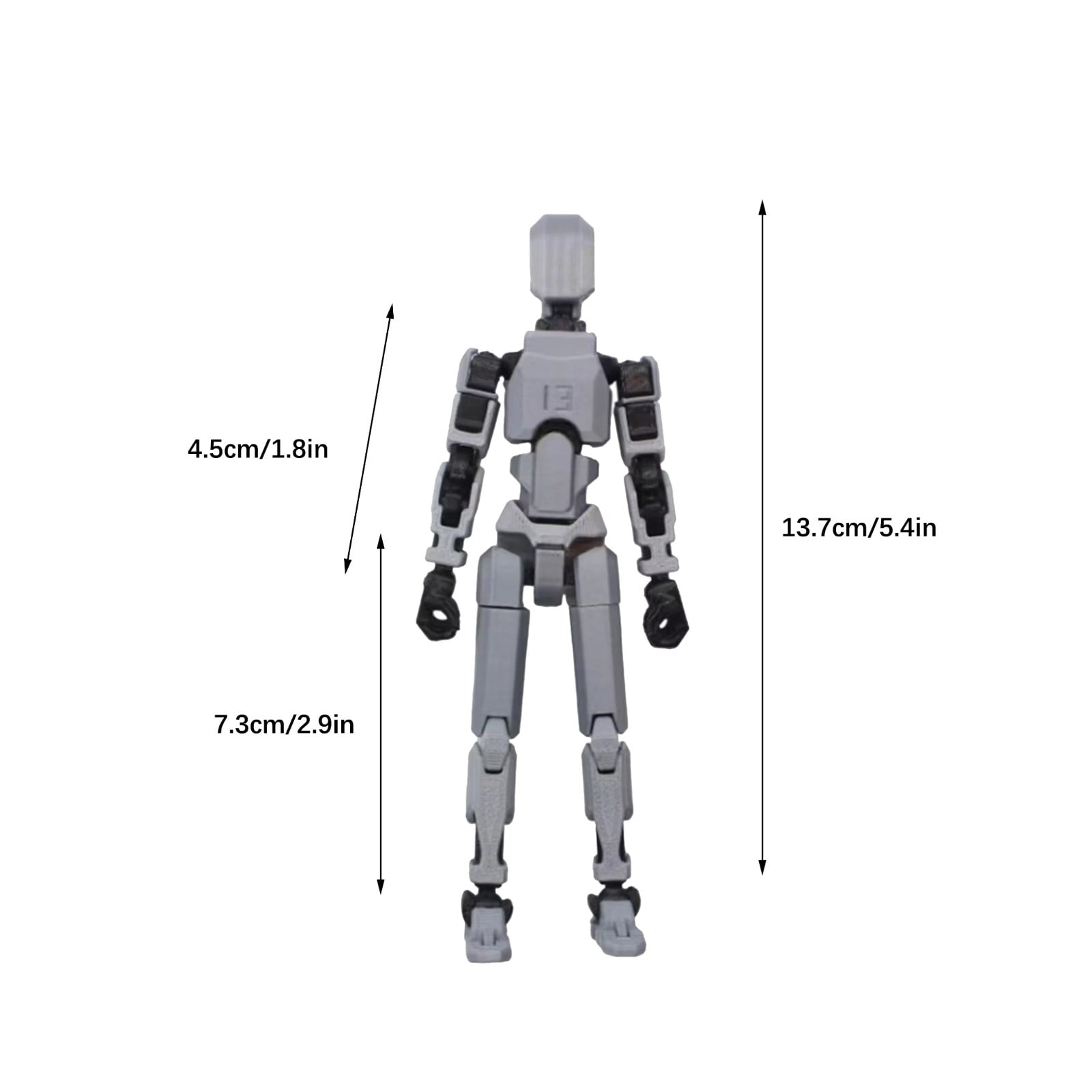Buodes Titan 13 Action Figure, T13 Action Figure, 3D Printed Multi ...