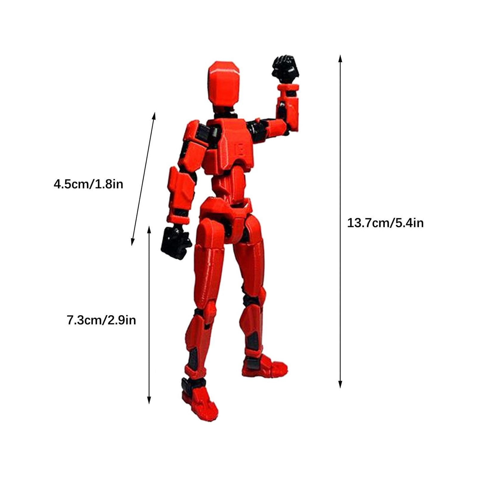 Buodes Titan 13 Action Figure, T13 Action Figure, 3D Printed Multi ...